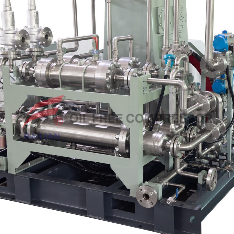 Compresor de CO2 de recuperación de gas de gas de carbono sin aceite ...